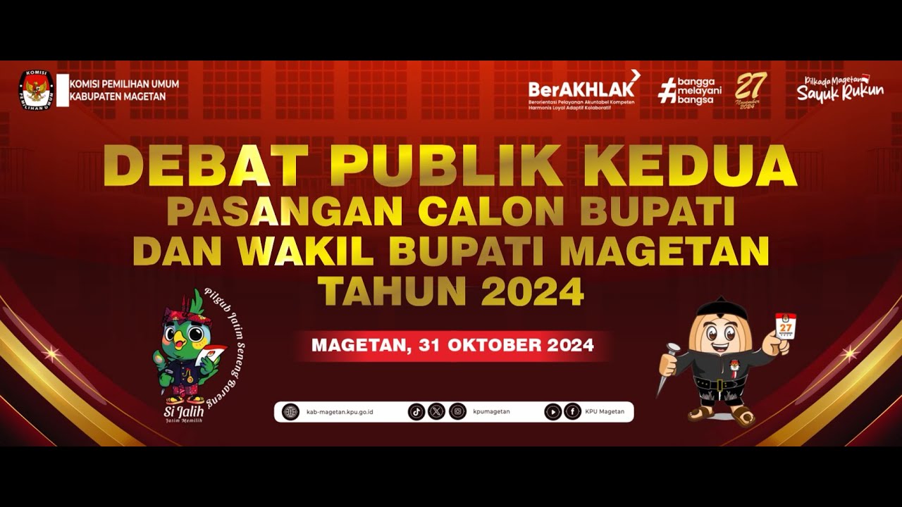 Debat Publik Kedua Paslon Cakada Magetan - Jatimnesia.com